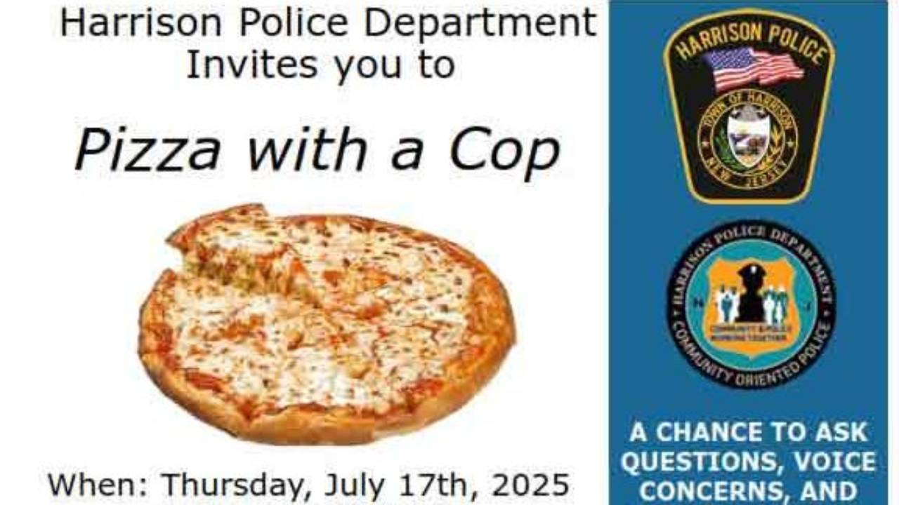 Pizza With A Cop Returns Thurs. 7/17/25 at Firehouse Playground