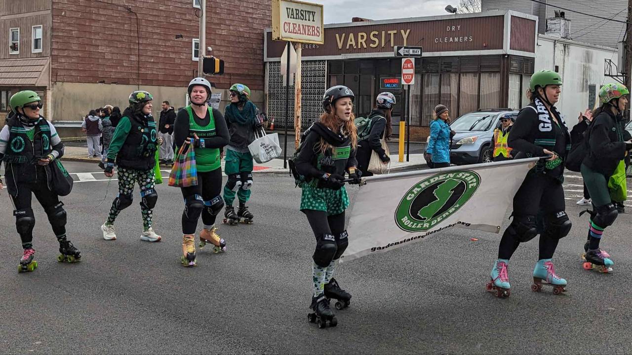 Rolling Tradition: Garden State Roller Derby St. Patrick's Day Parade