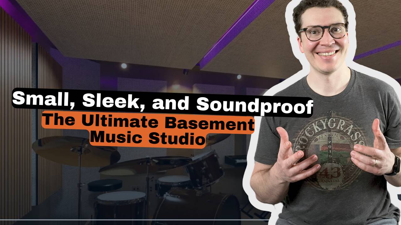 Small, Sleek, and Soundproof – The Ultimate Basement Music Studio
