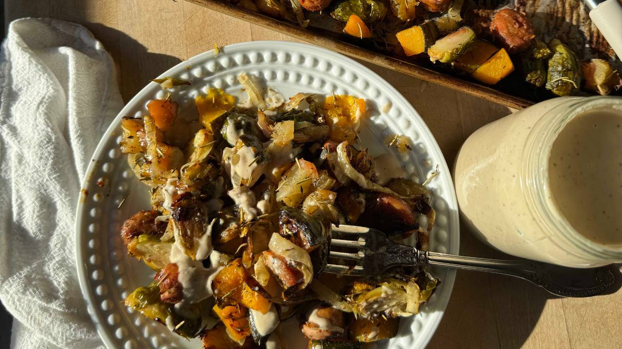 Fall Harvest Sheet Pan Dinner