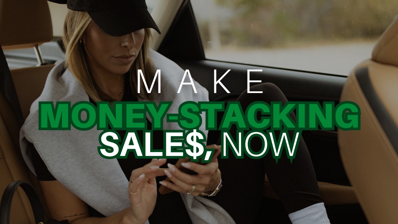 MAKE MONEY STACKING SALES NOW
