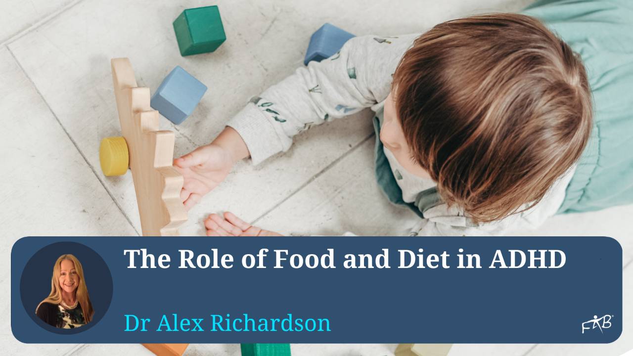Webinar Invitation - The Role of Food and Diet in ADHD
