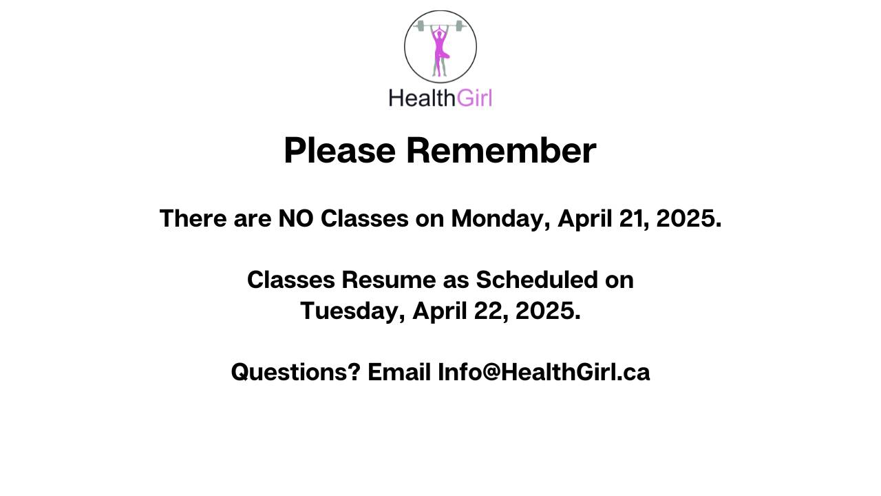 No Classes Monday, April 21, 2025