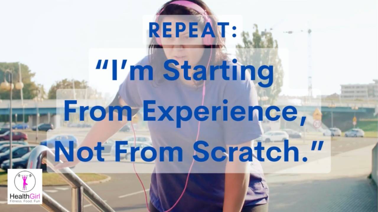 Weekly Affirmation: I'm Starting From Experience, Not From Scratch