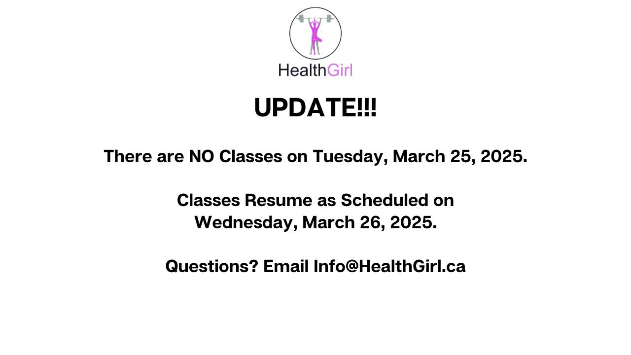 No Classes Tuesday, March 25, 2025
