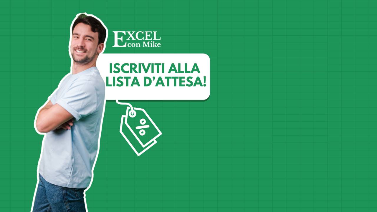 Lista di Attesa Corsi Excel con Mike
