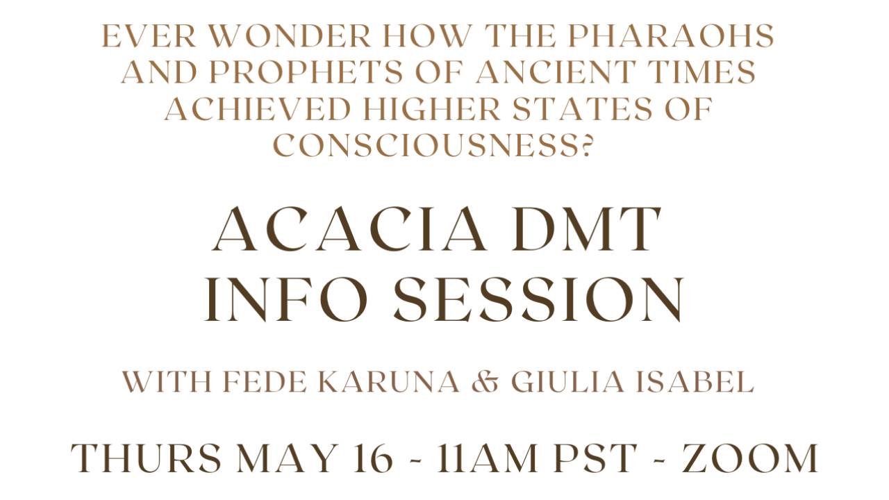 Acacia DMT Info Session