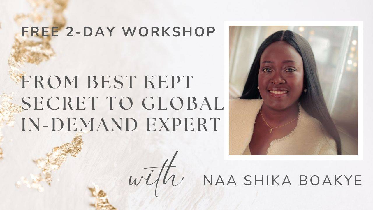 Workshop: Best Kept Secret to Global In-Demand Expert Waitlist