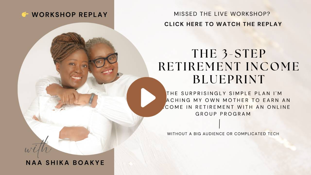 Retirement Income Blueprint Workshop Replay