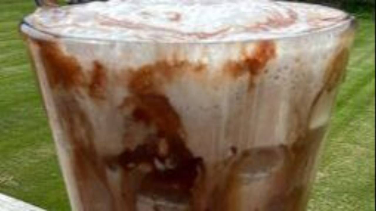 German Chocolate Cake Iced Latte