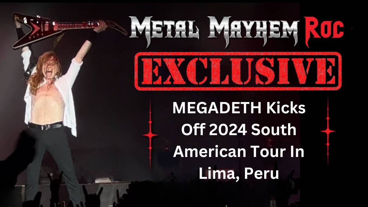 Watch: MEGADETH Kicks Off 2024 South American Tour In Lima, Peru