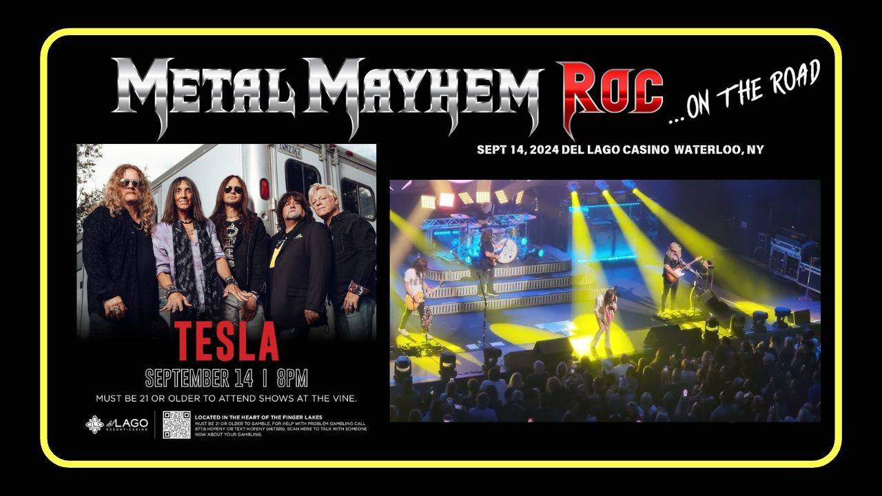 Rock, Heavy, and Eclectic: Tesla’s Signature Sound Shines in Waterloo, NY