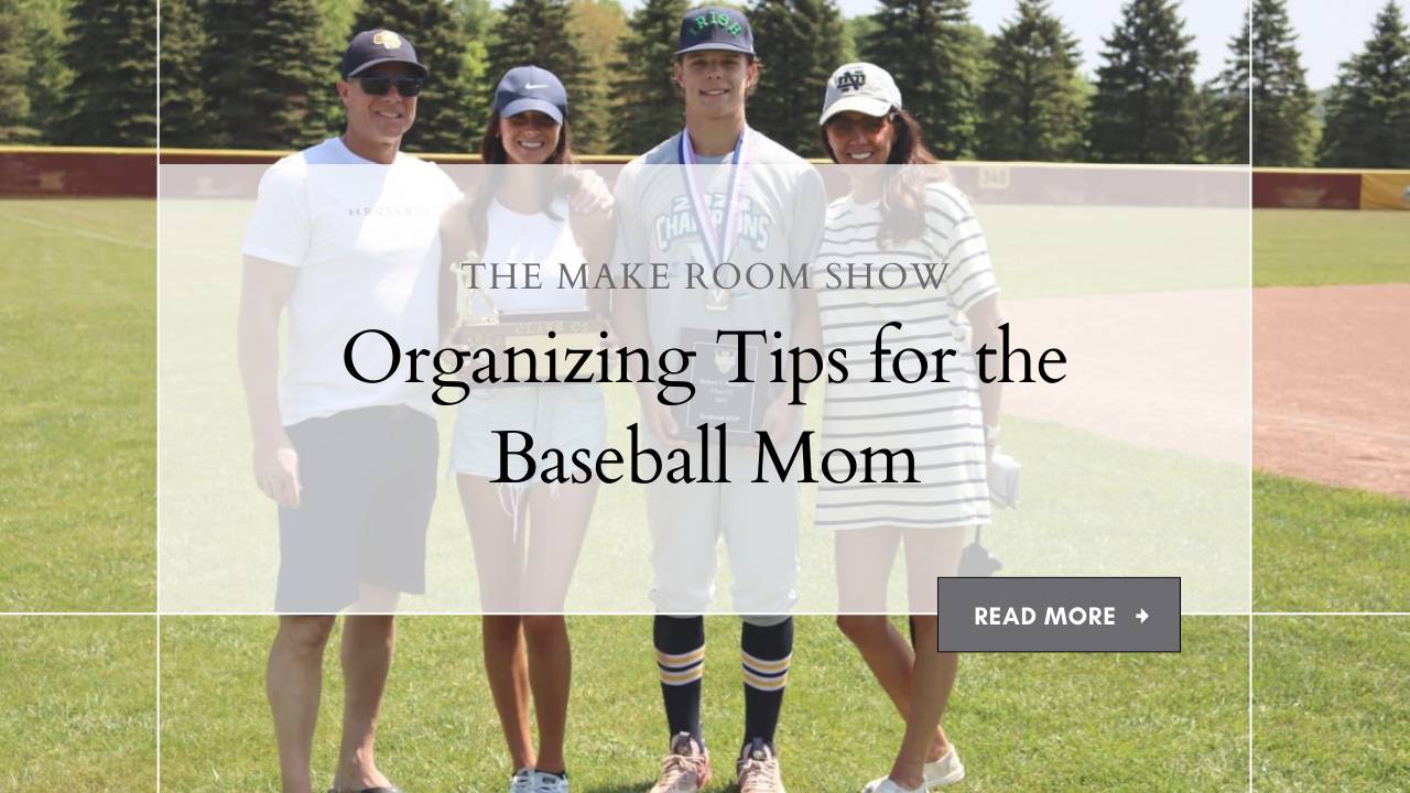Organizing Tips for the Baseball Mom