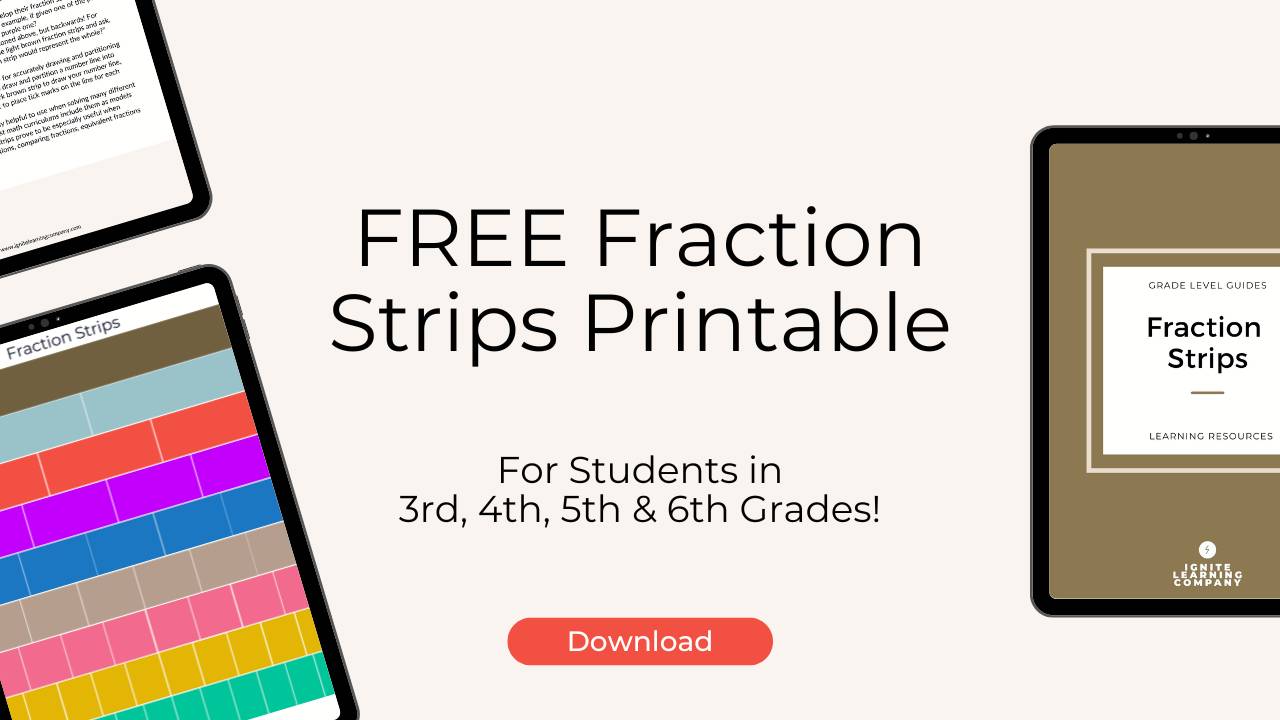 Fraction Strips Free Printable