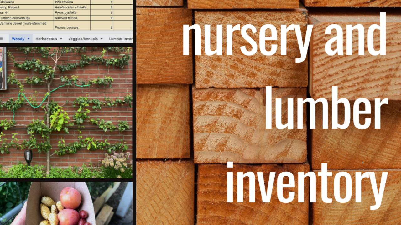 Nursery and Lumber Inventory Template