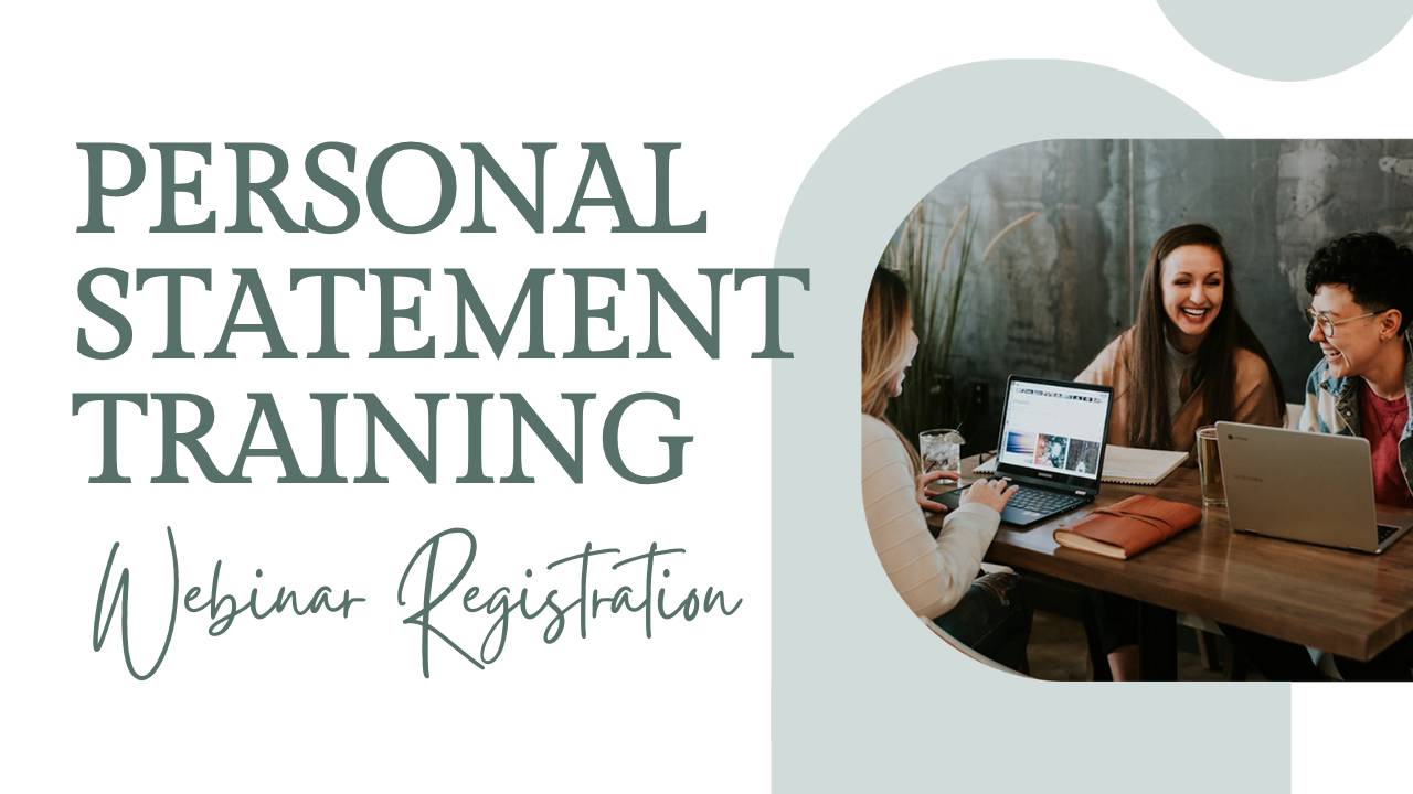 Personal Statement Training: Webinar Registration