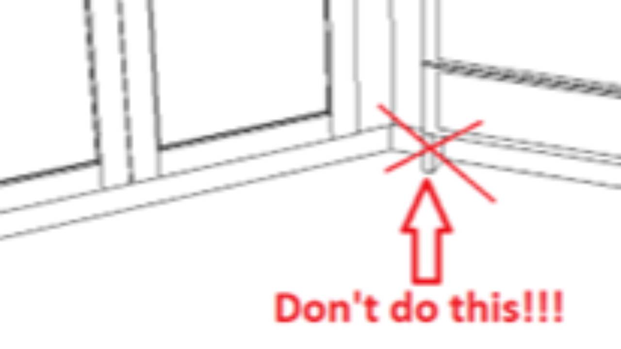 Notching Base Panels for Toe-Kick