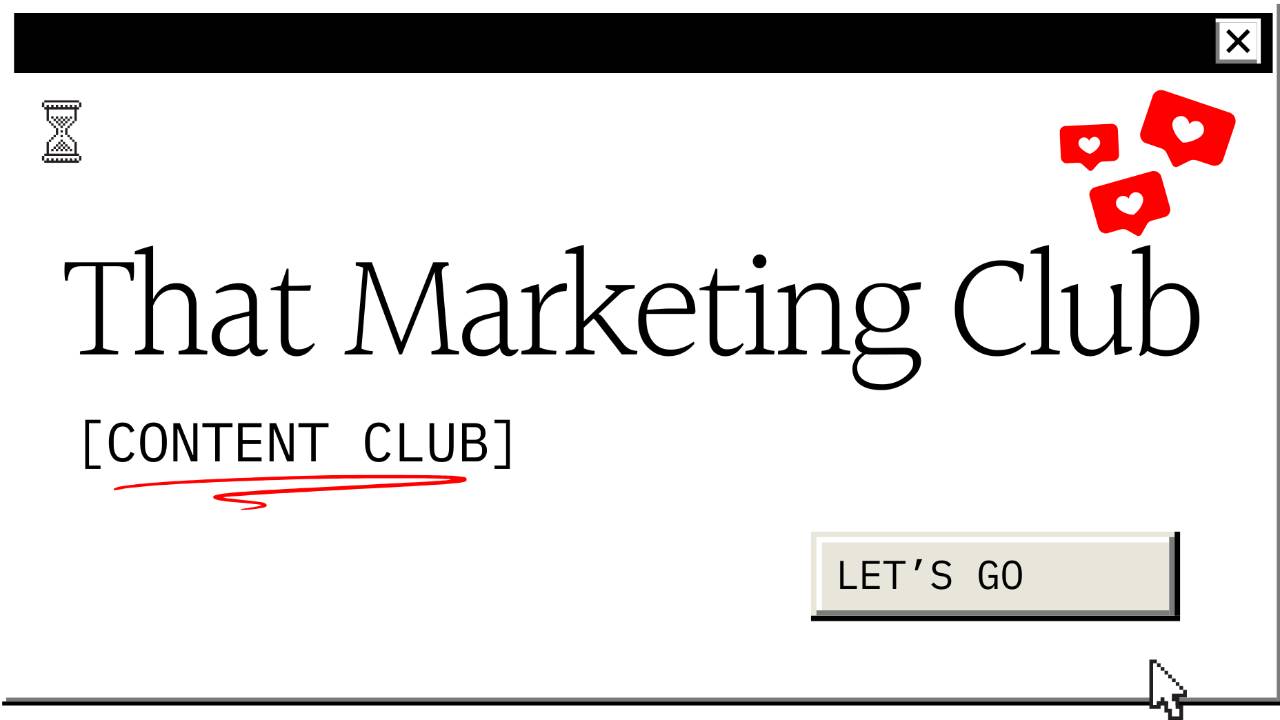 Join That Marketing Club - Only $9/month