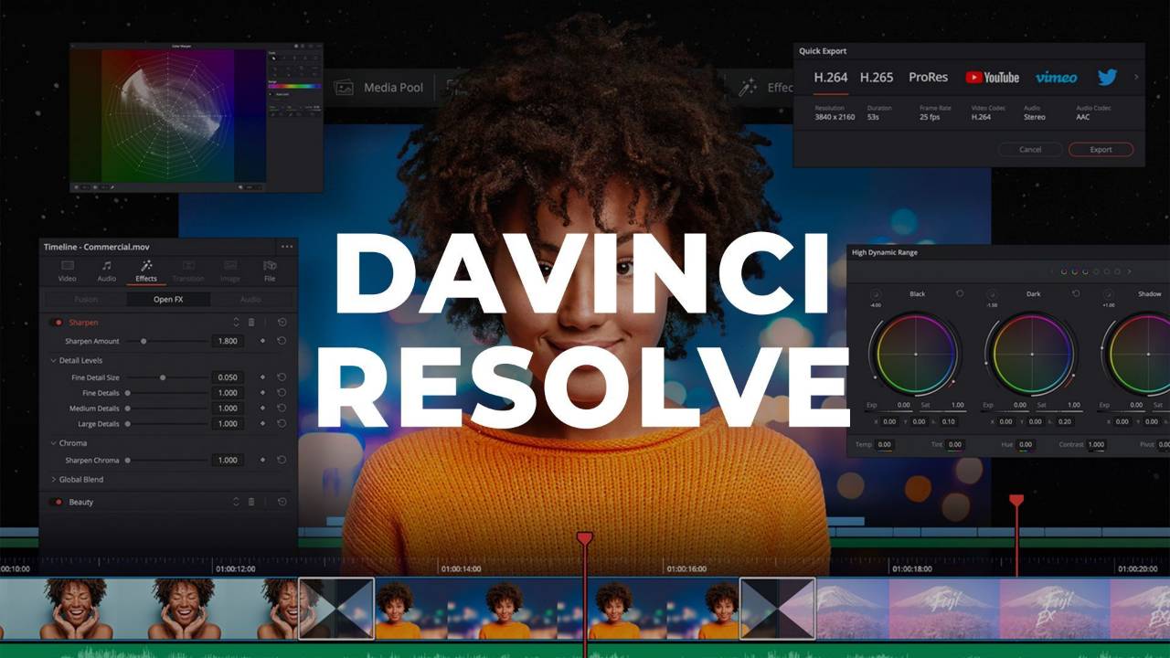 Module DaVinci Resolve de l'École Grain - Monter des vidéos pro