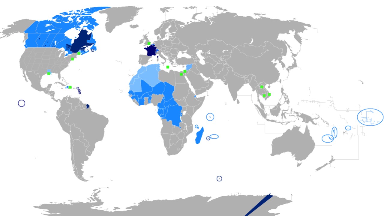 French Speaking Countries in the World