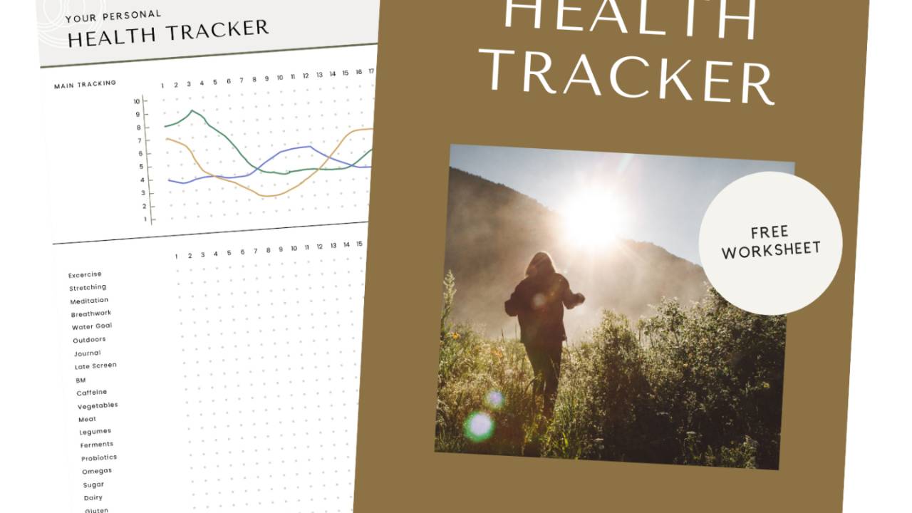 Free Health Tracker Sheet | Caitilin Twain
