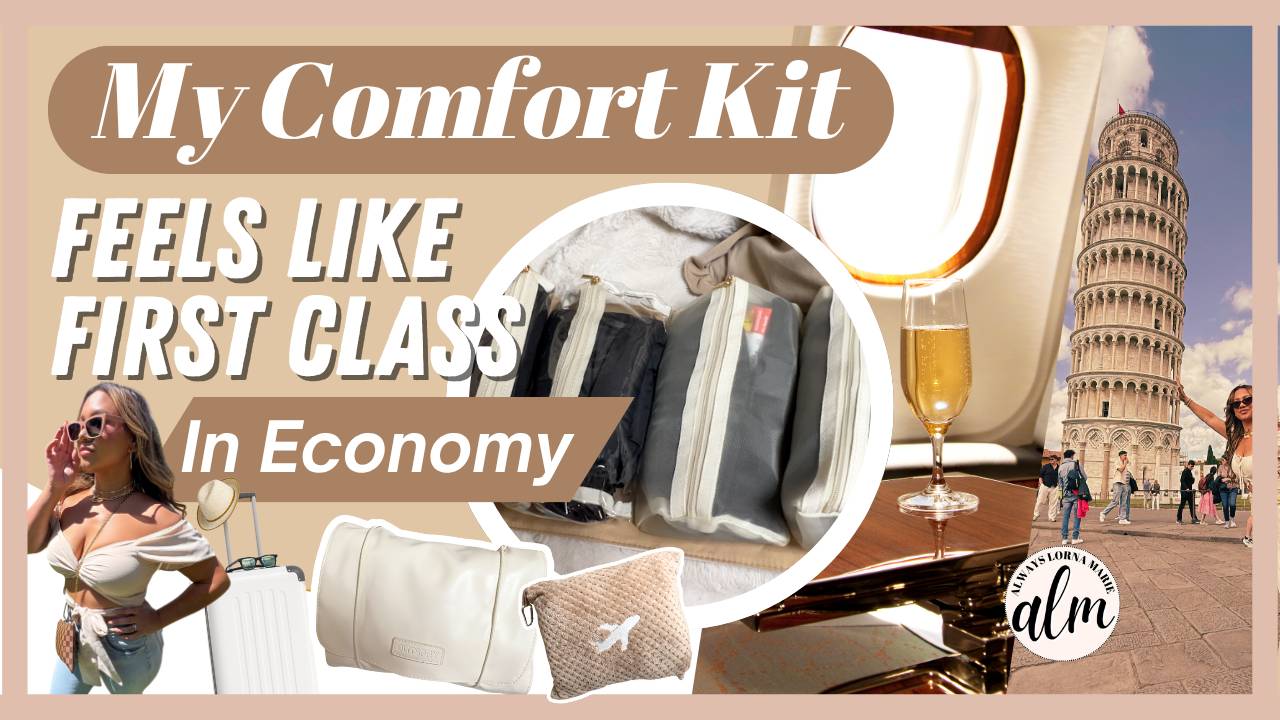 My In-Flight Comfort Kit That Feels Like First Class