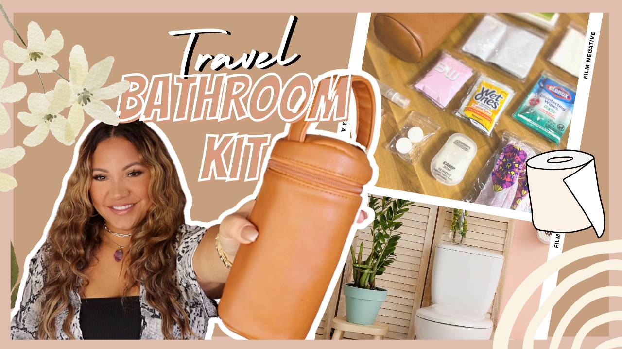 TRAVEL BATHROOM BAG KIT