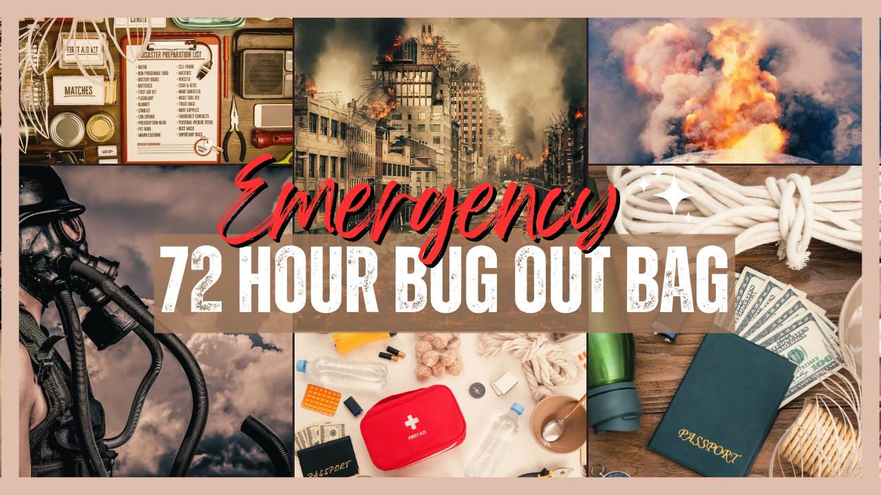72 Hour Emergency Bug Out Bag