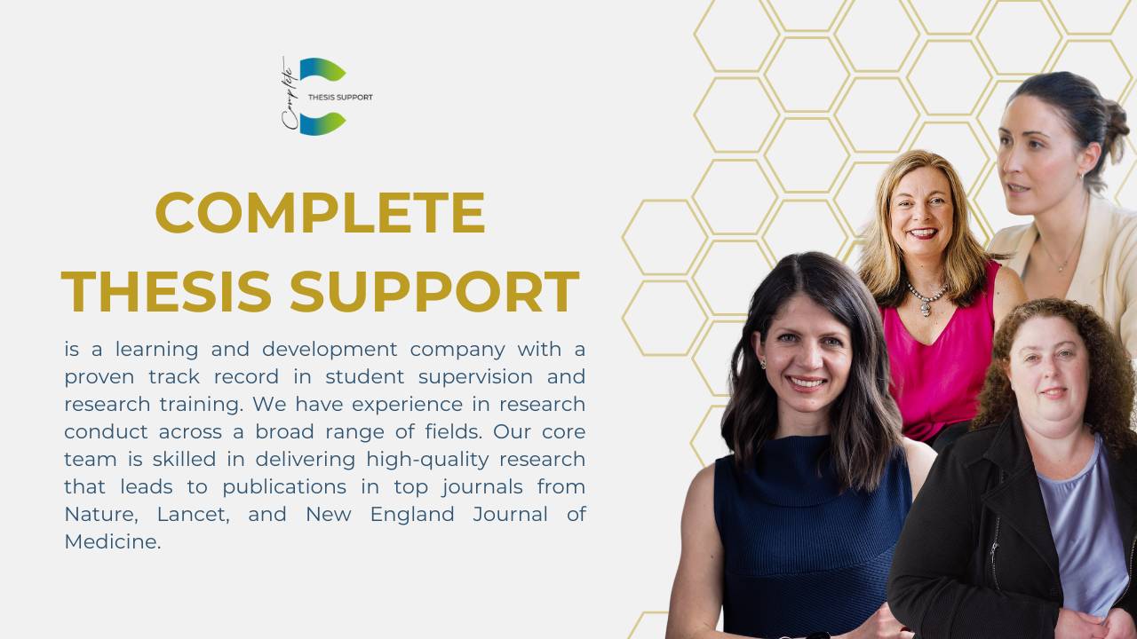 Complete Thesis Support: Doing it with more ease and confidence