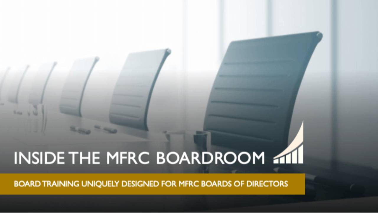 Inside the MFRC Boardroom