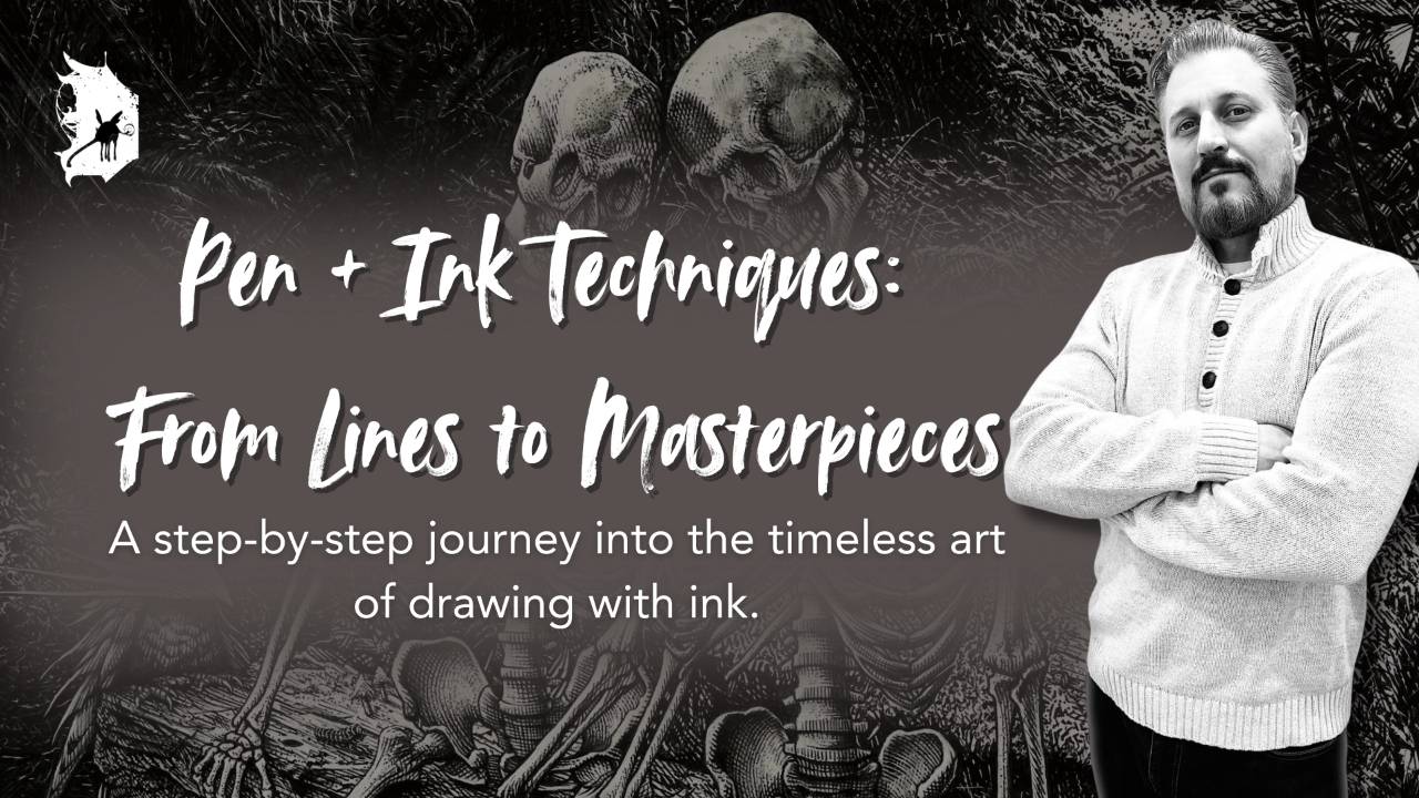 Pen + Ink Techniques: From Lines to Masterpieces