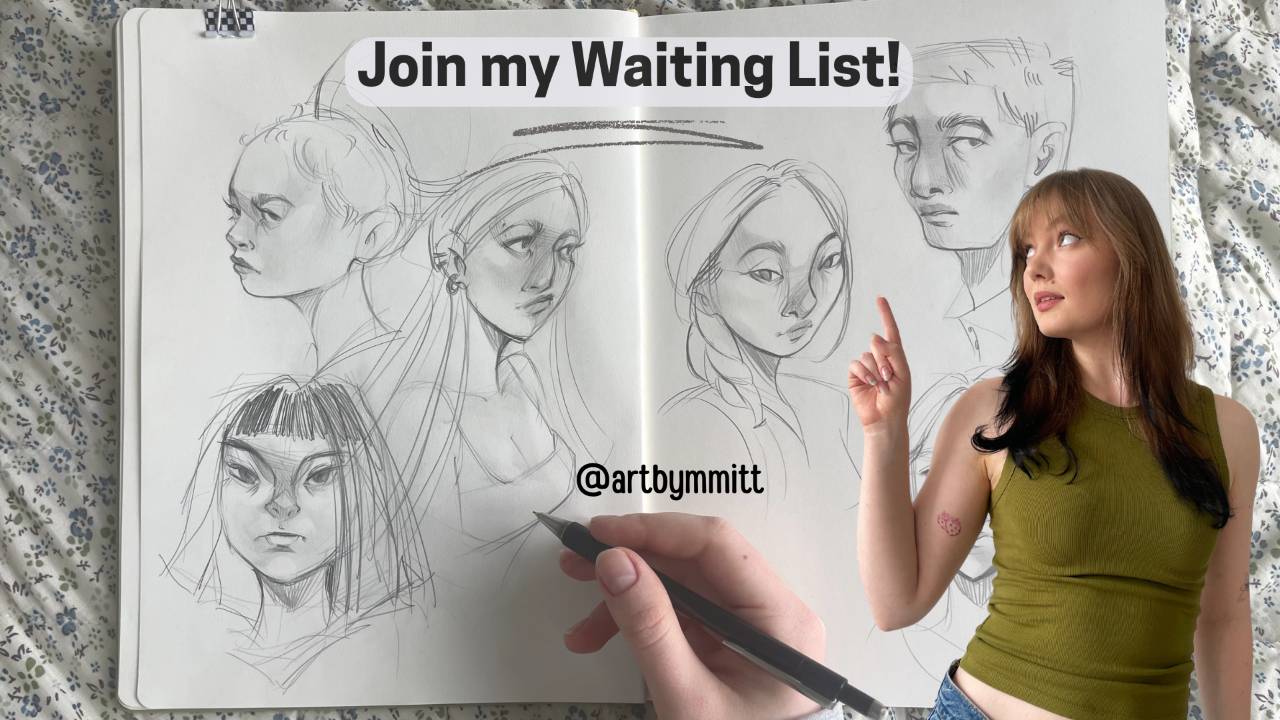 Expressive Portraits in Graphite | Join the Waiting List!