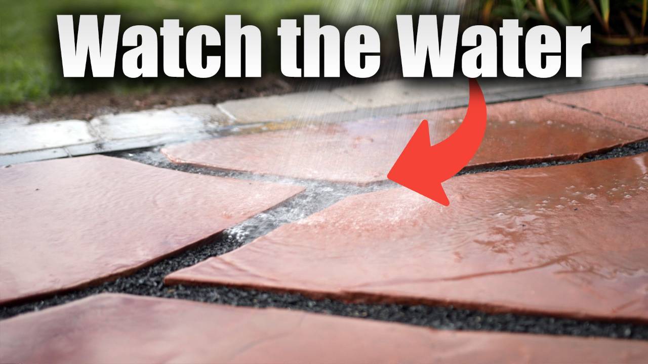 This Permeable Flagstone Joint Looks Loose… But It’s Rock Solid