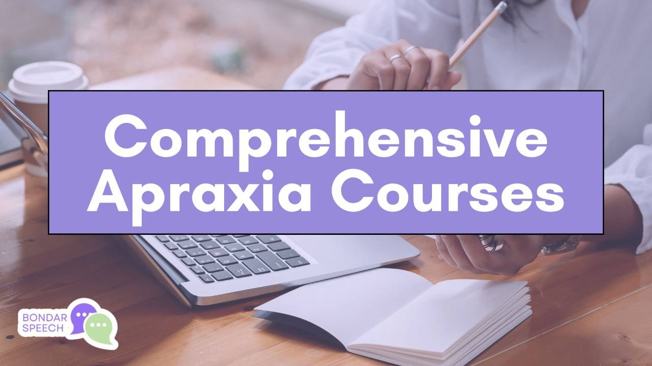 Comprehensive Courses for Treatment of CAS | Bondar Speech