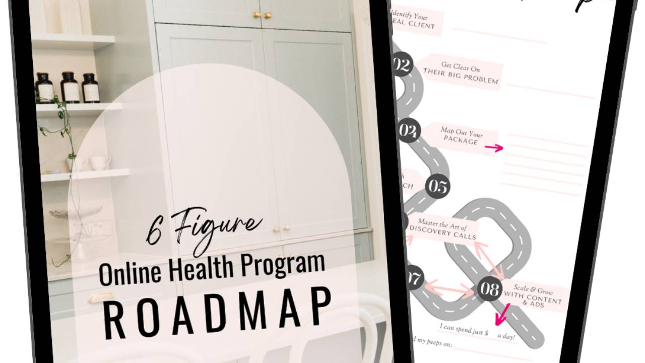 6 Figure Online Health Program Roadmap 2023