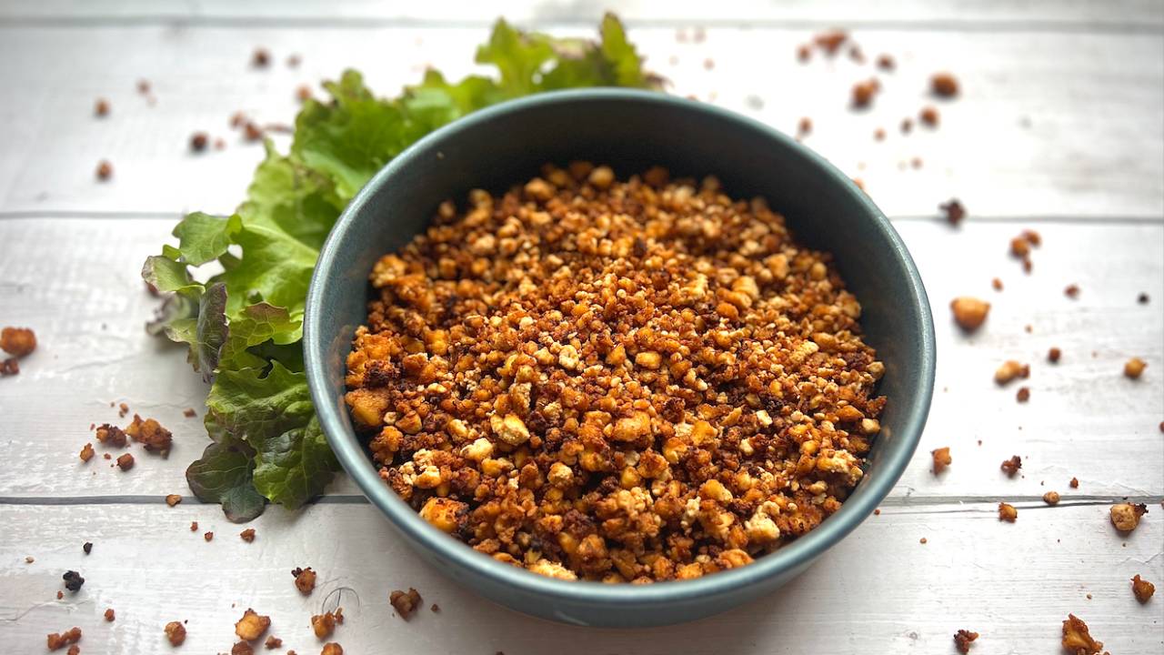Easy Crumbled Tofu Recipe | High-Protein Vegan Meat Substitute