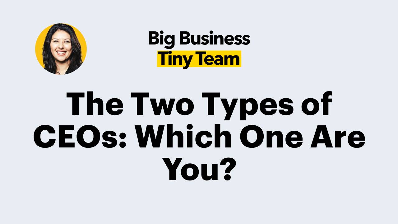 The Two Types of CEOs: Which One Are You?