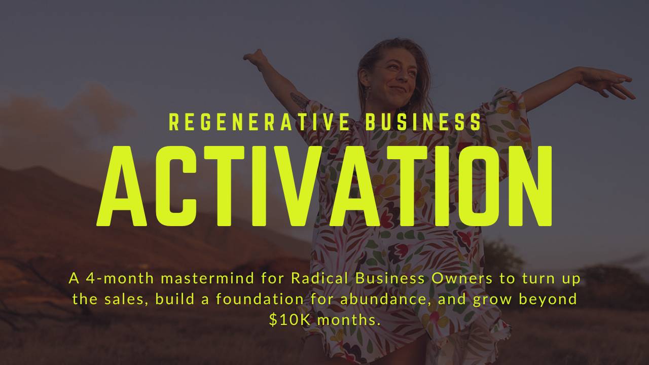 The Regenerative Business Activation