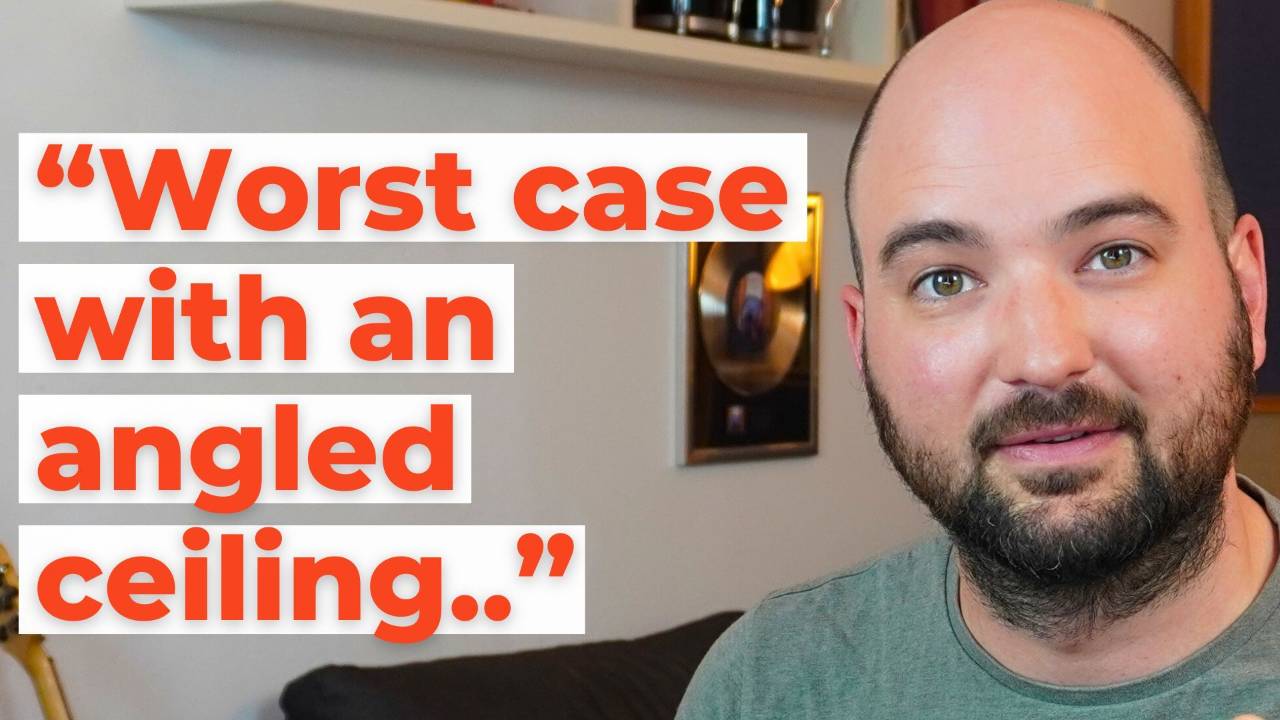 How to best deal with an angled ceiling