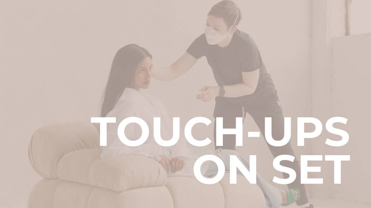 How To Touch Up Makeup On Set