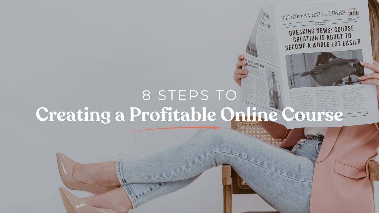 How to Create A Profitable Online Course