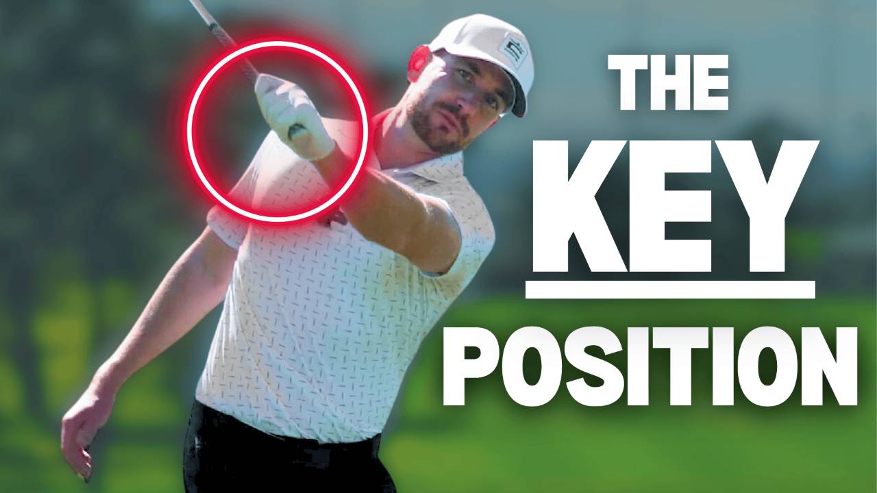 Easy Drill For An EFFORTLESS Golf Swing (hands in this position!)