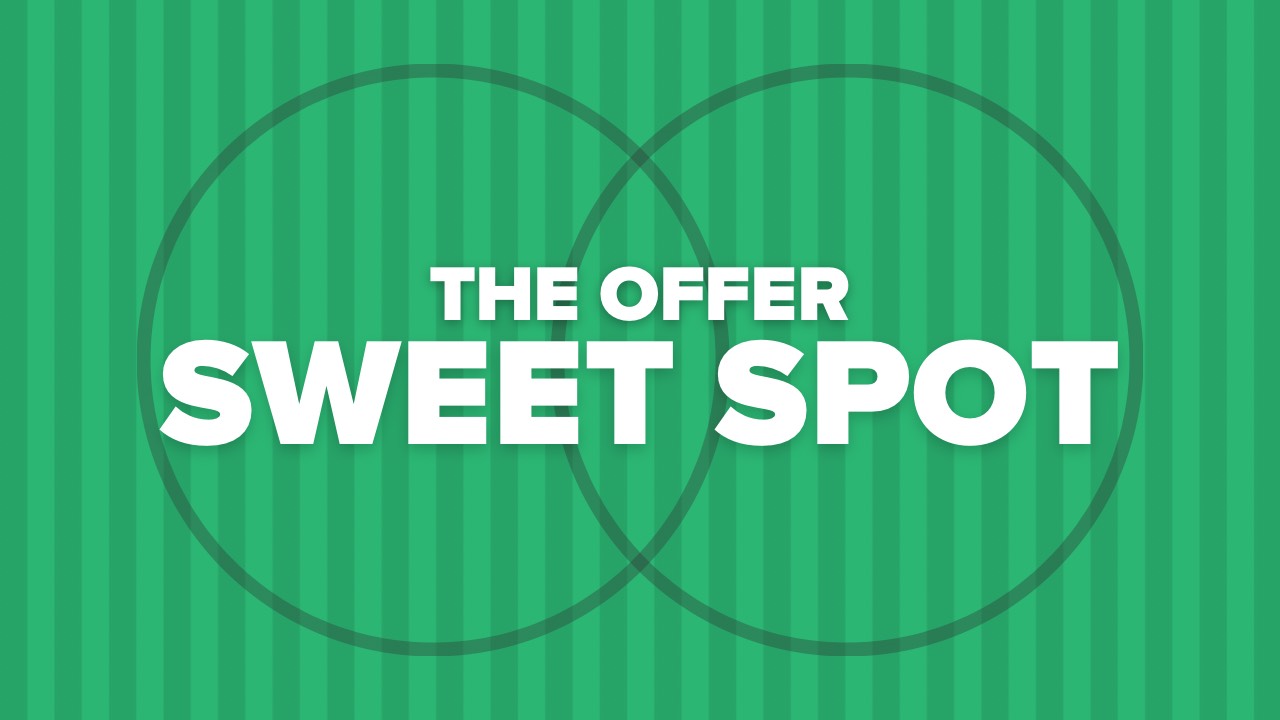 The Offer Sweet Spot
