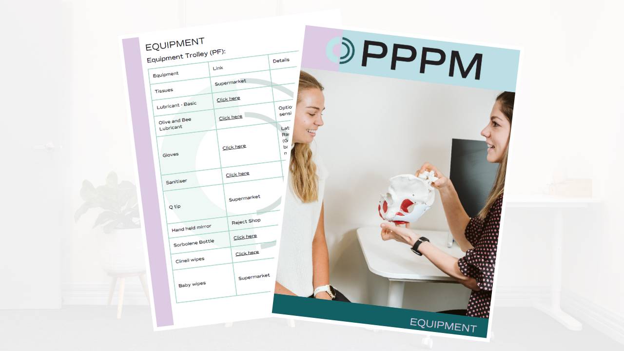 The Pelvic Health Physio Clinic Equipment Checklist