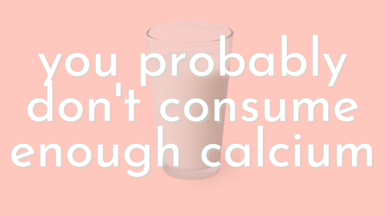 You probably need to eat more calcium