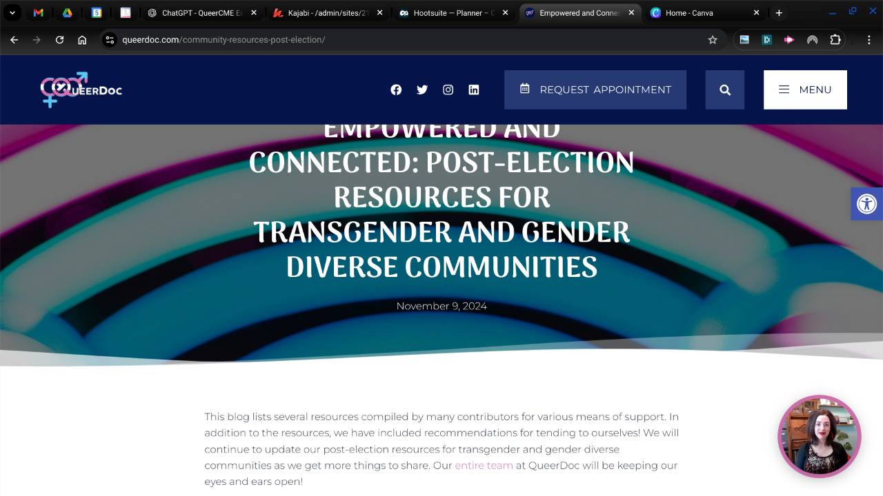 Post-Election Survival: A Resource for TGD Patients and Providers