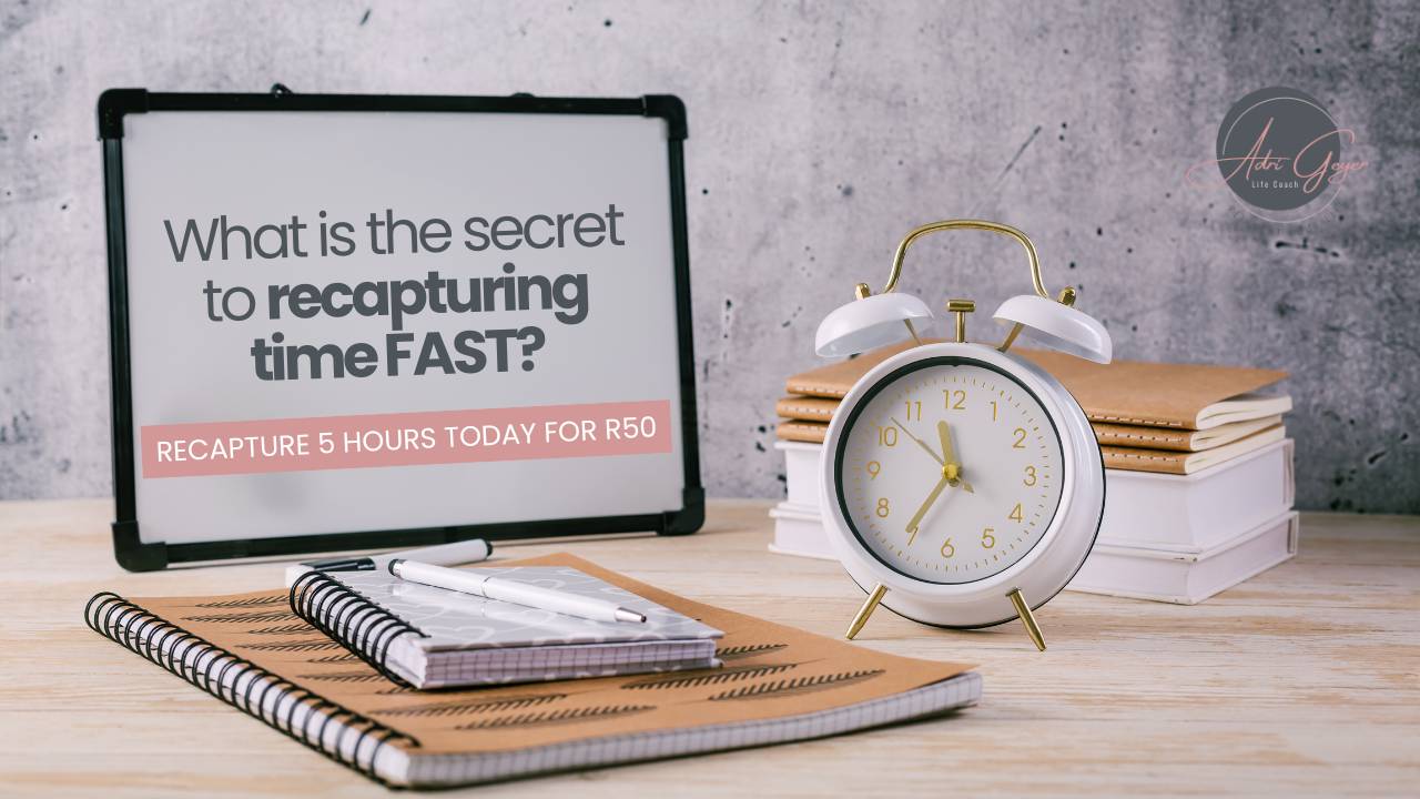 Create an extra 5 hours of free time - in just 5 hours for R50