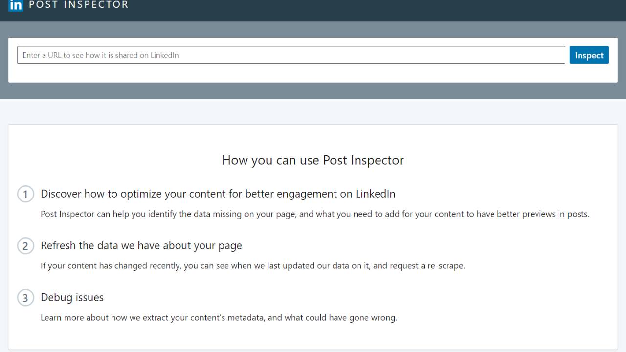 What is LinkedIn Post Inspector?