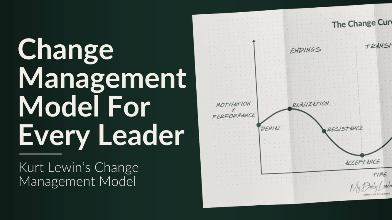 How To Use Lewin’s Change Management Model & Curve As A Leader