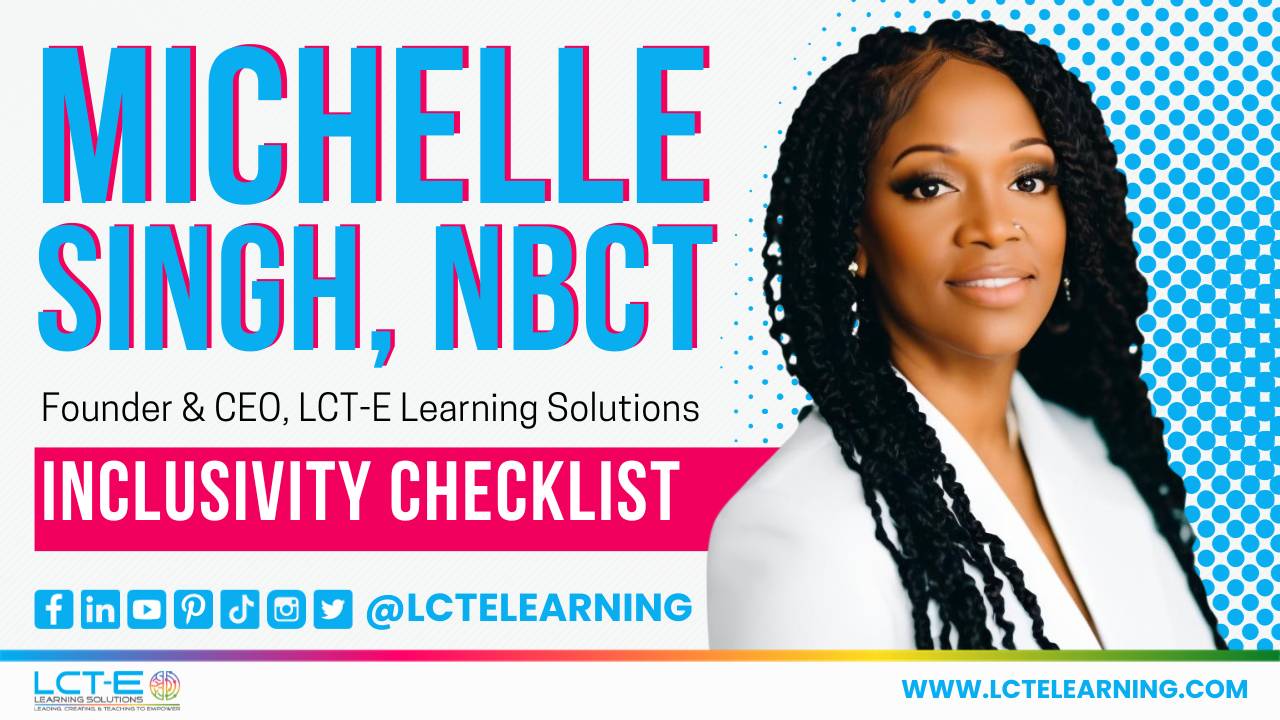 Inclusivity Checklist-Promote Equity, Empathy, & Excellence in Schools